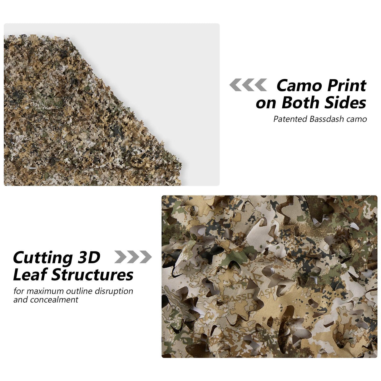 Camo Netting for Hunting - Bassdash Exclusive