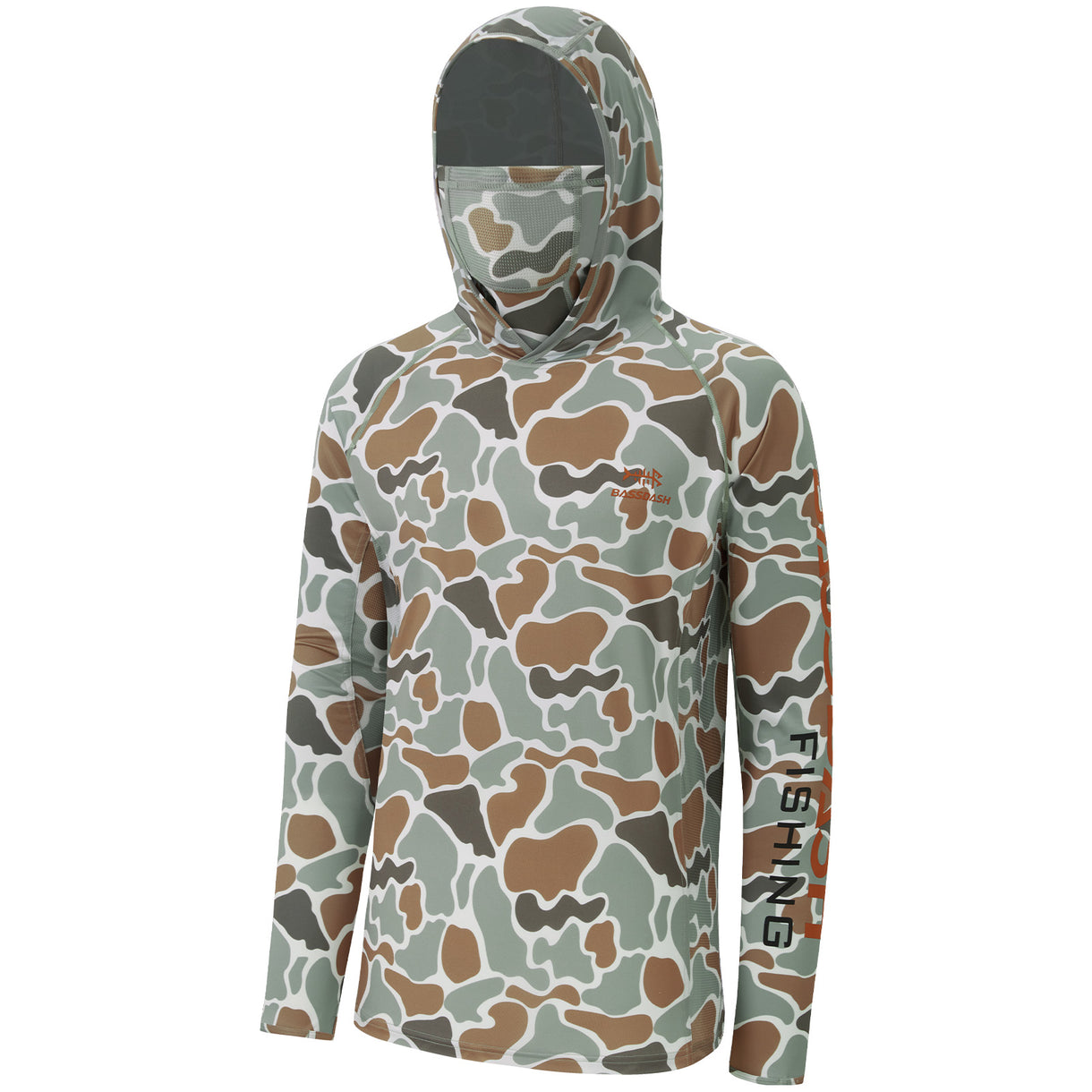 Long Sleeve Hooded Sun Shirt with neck gaitor | Bassdash Fishing