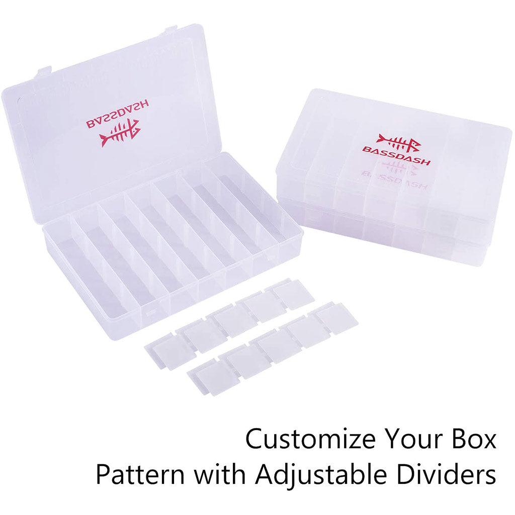 Bassdash 3600/3670/3700 Tackle Box Fishing Lure Tray With Adjustable ...