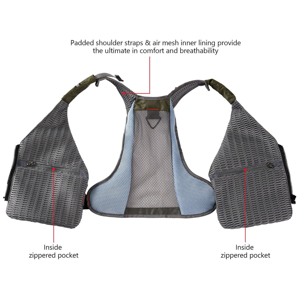 Mens Fly Fishing Vest | Bassdash Fishing