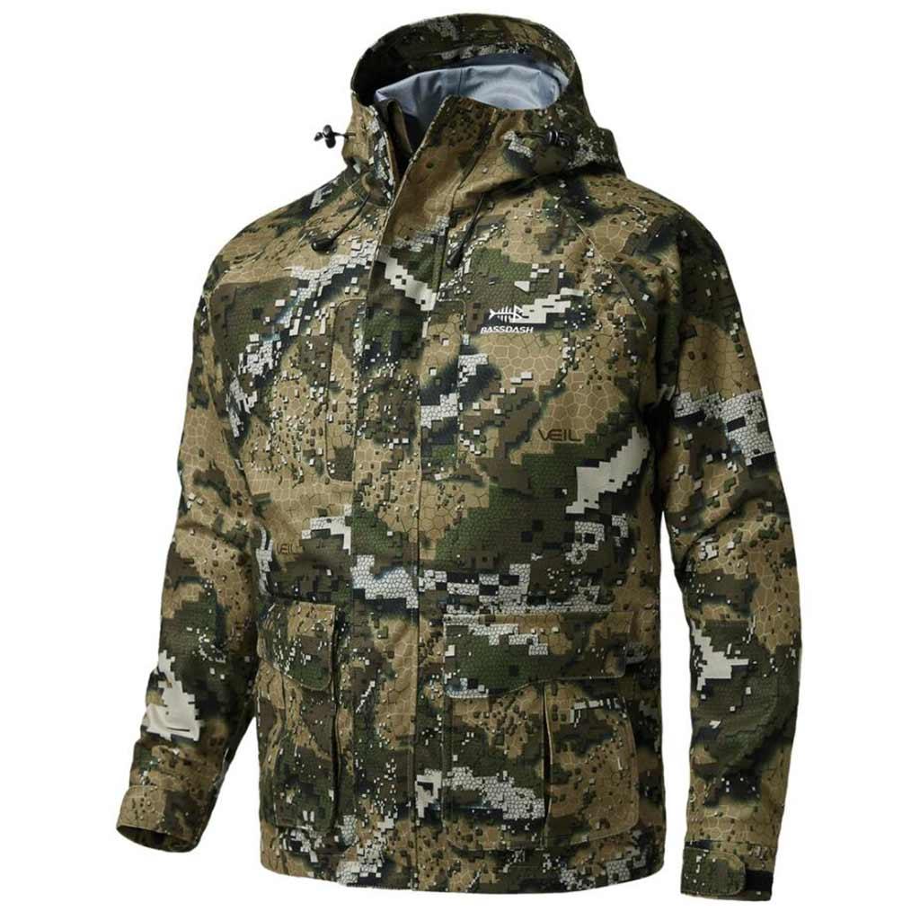 Men's Hunter Rain Jacket Breathable Camo Waterproof Hunting Jacket ...