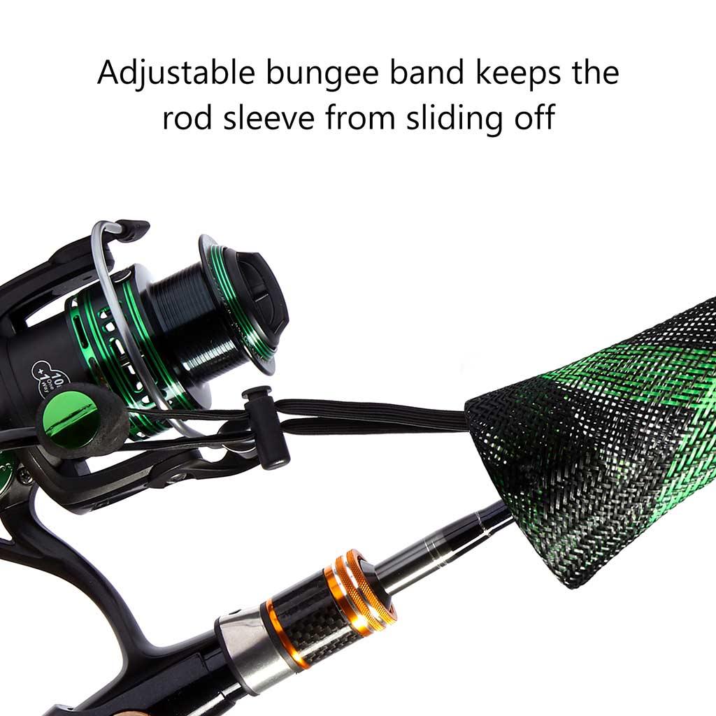Fishing Rod Sleeves Protective Rod Socks Up to 7-1/2ft
