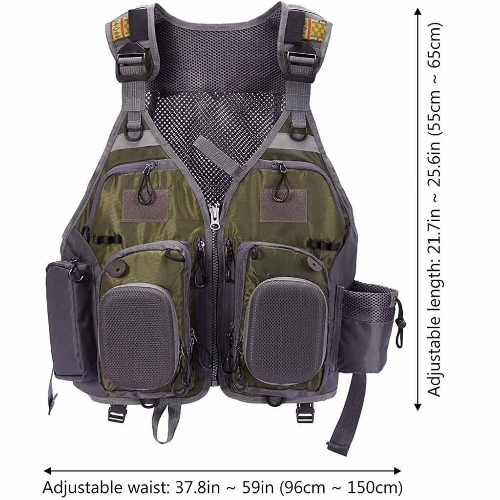 Bassdash Fishing Vest With Pocket For Men and Women