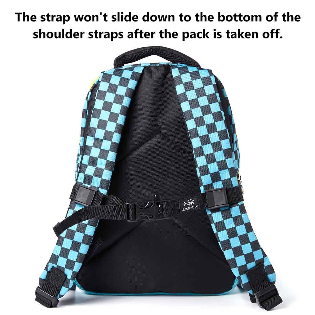 Kids' Adjustable Chest Strap For Backpack With Buckle, 2-Pack